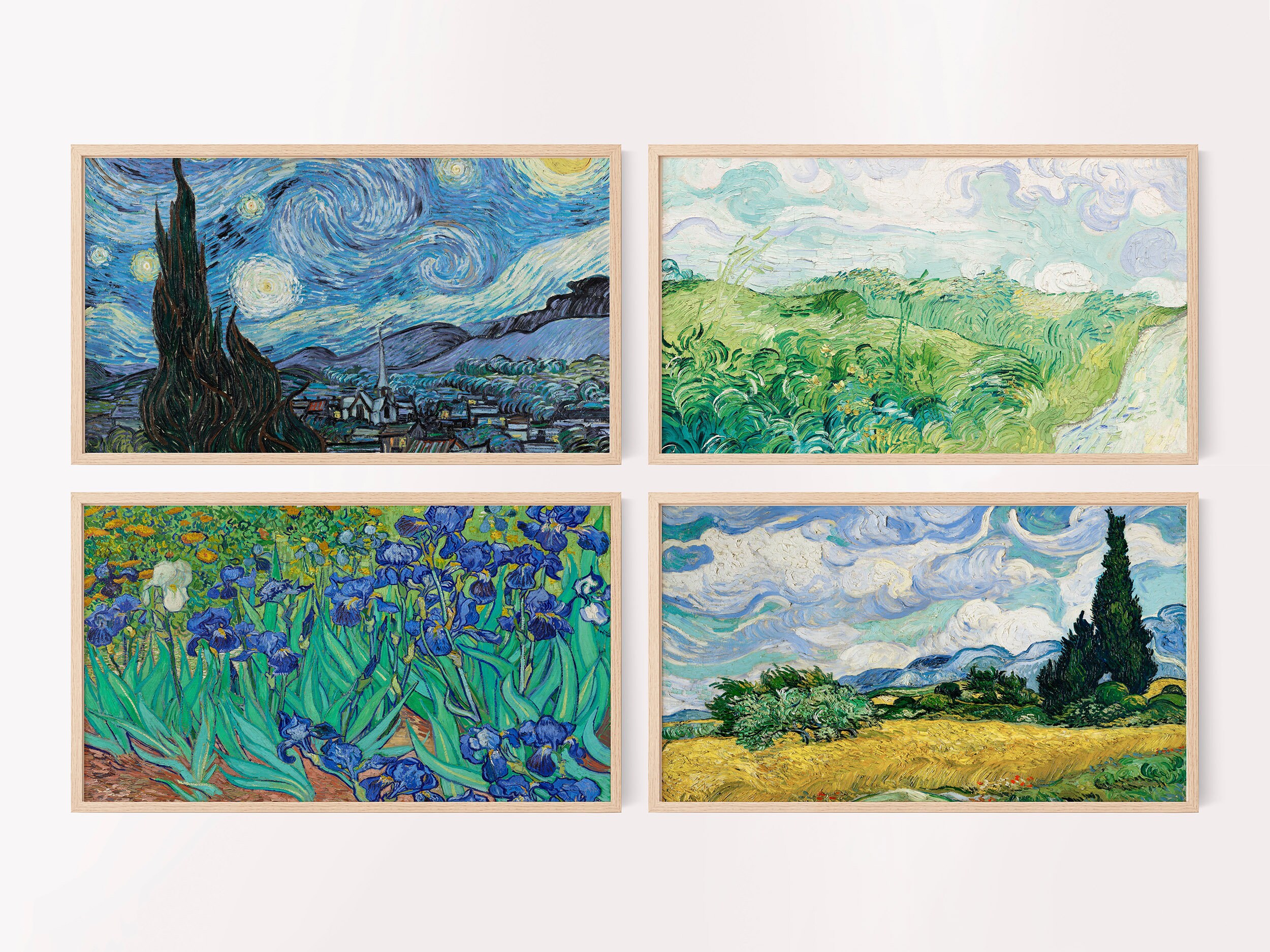 Samsung Frame TV Art Set of Van Gogh Paintings Van Gogh | Etsy