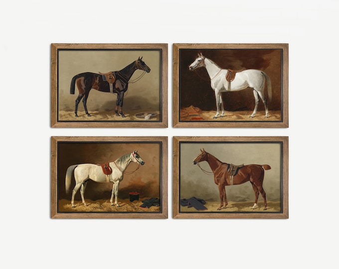 Vintage Thoroughbred Horse Images Horse Posters Antique Horse Print ...