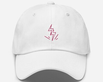 Embroidered Thunder Bolt Hat - Etsy