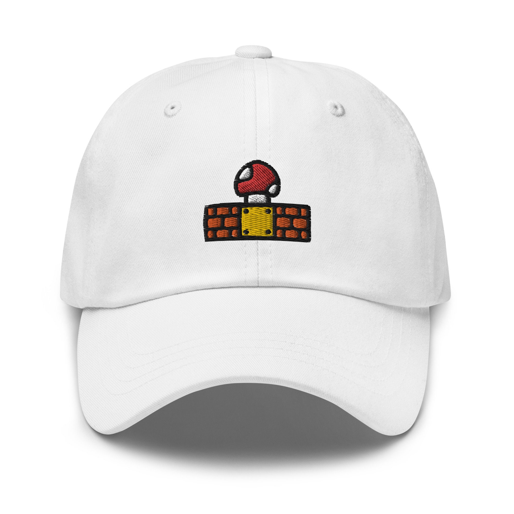 Mario Bros Mushroom Hat | Plush Costume Accessory for Fans & Kids ...