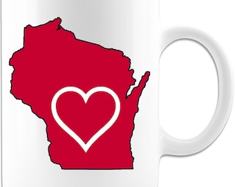 I Love Wisconsin | Etsy
