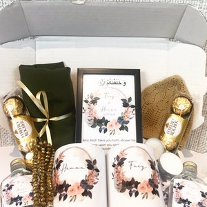 Luxury Personalised Couples Hamper Box Islamic Gift Husband Wife Nikah ...