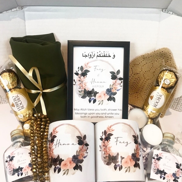 Personalised Islamic Wedding Hamper - Etsy UK