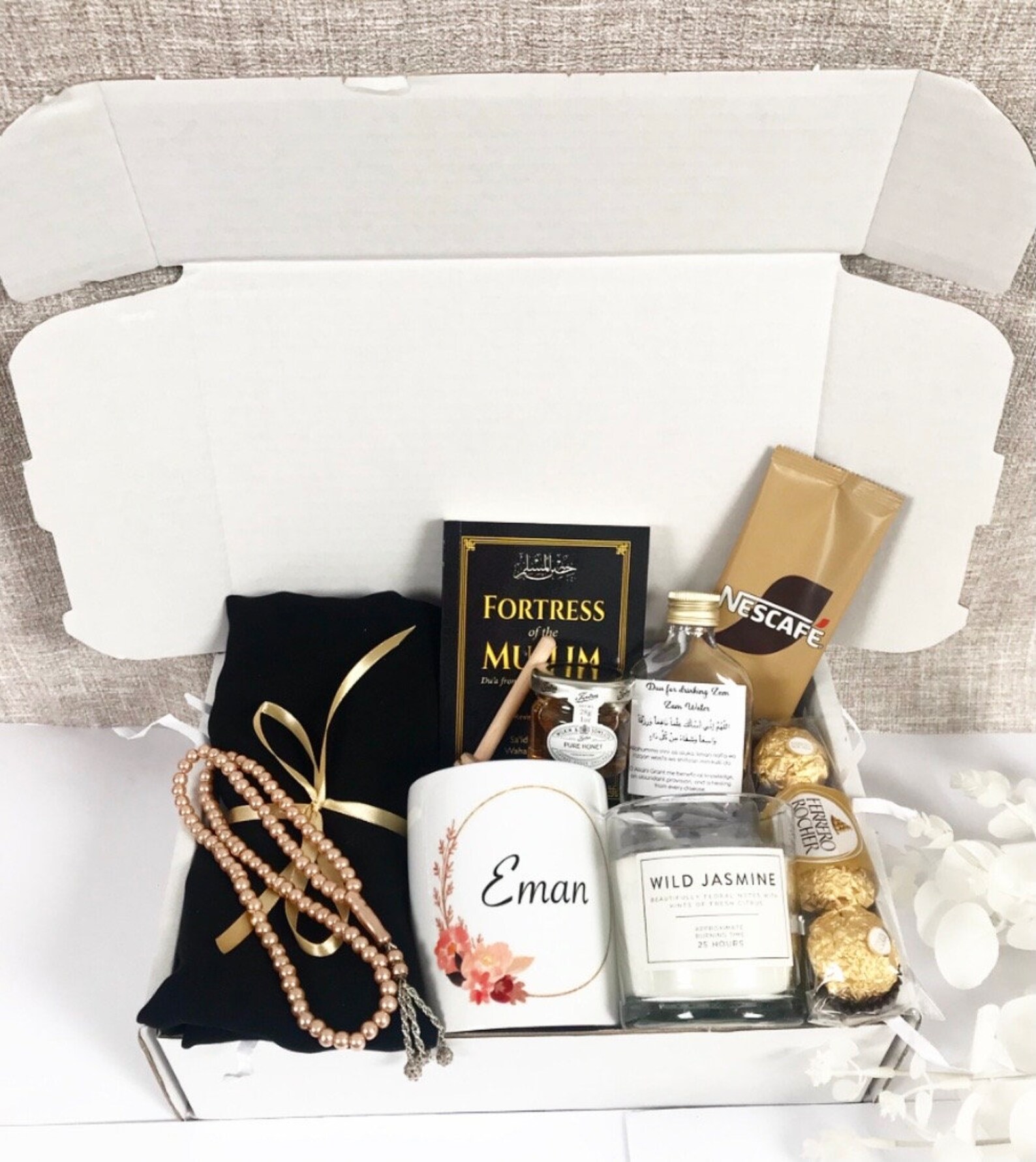 Luxury Hijab Hamper Islamic Mum Daughter Sister Friend Wife Gift Revert ...