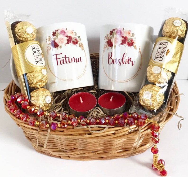 Luxury Personalised Couples Hamper Box Islamic Gift Revert Modest ...