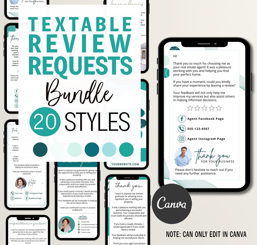 Text Template Real Estate Agent Marketing Text Message Review - Etsy