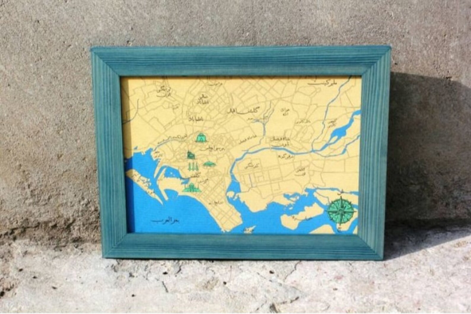 Urdu Map of Karachi - Etsy