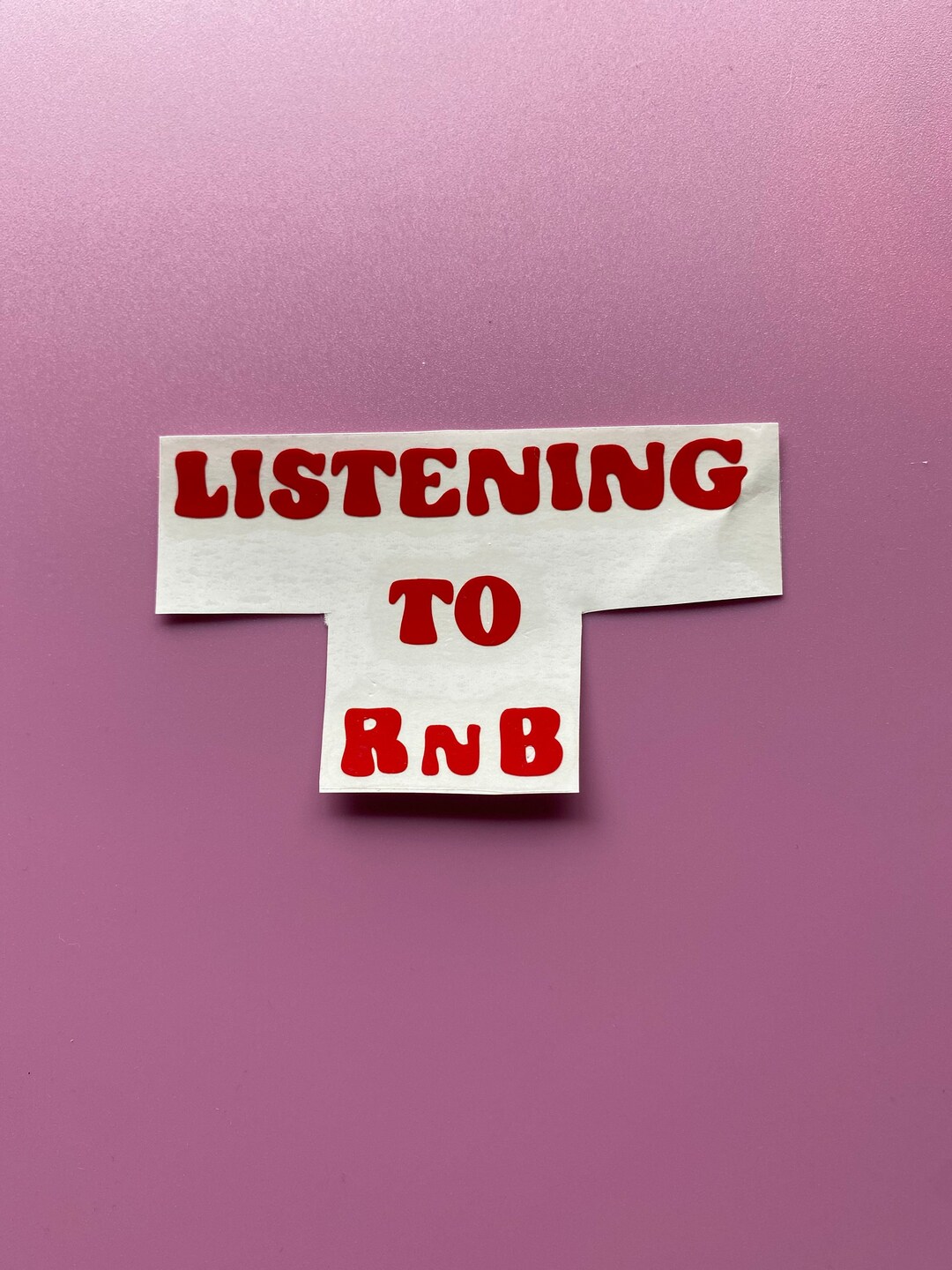 Listening to Rnb Vinyl Sticker Decal - Etsy