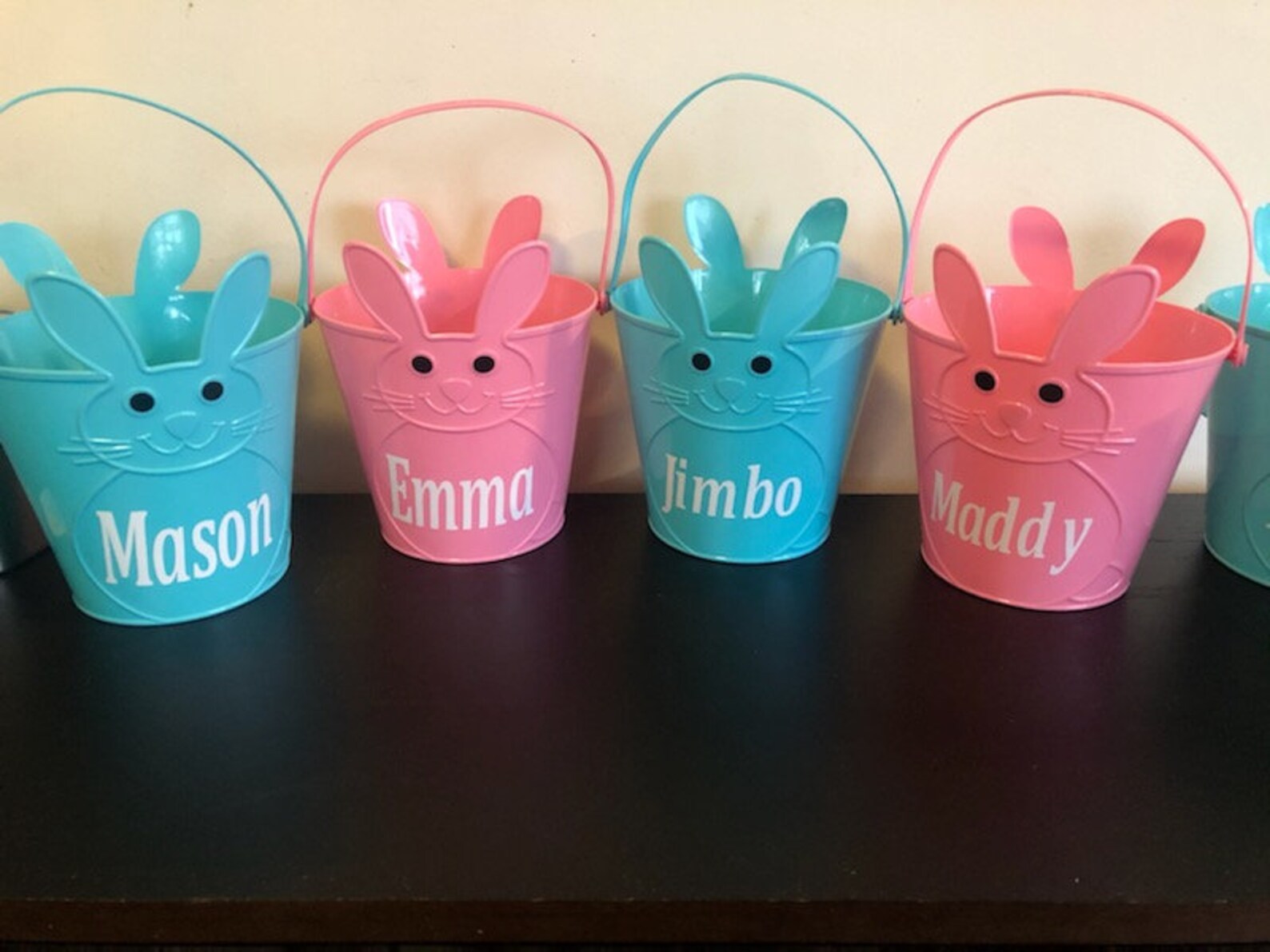 Personalized Easter Buckets - Etsy