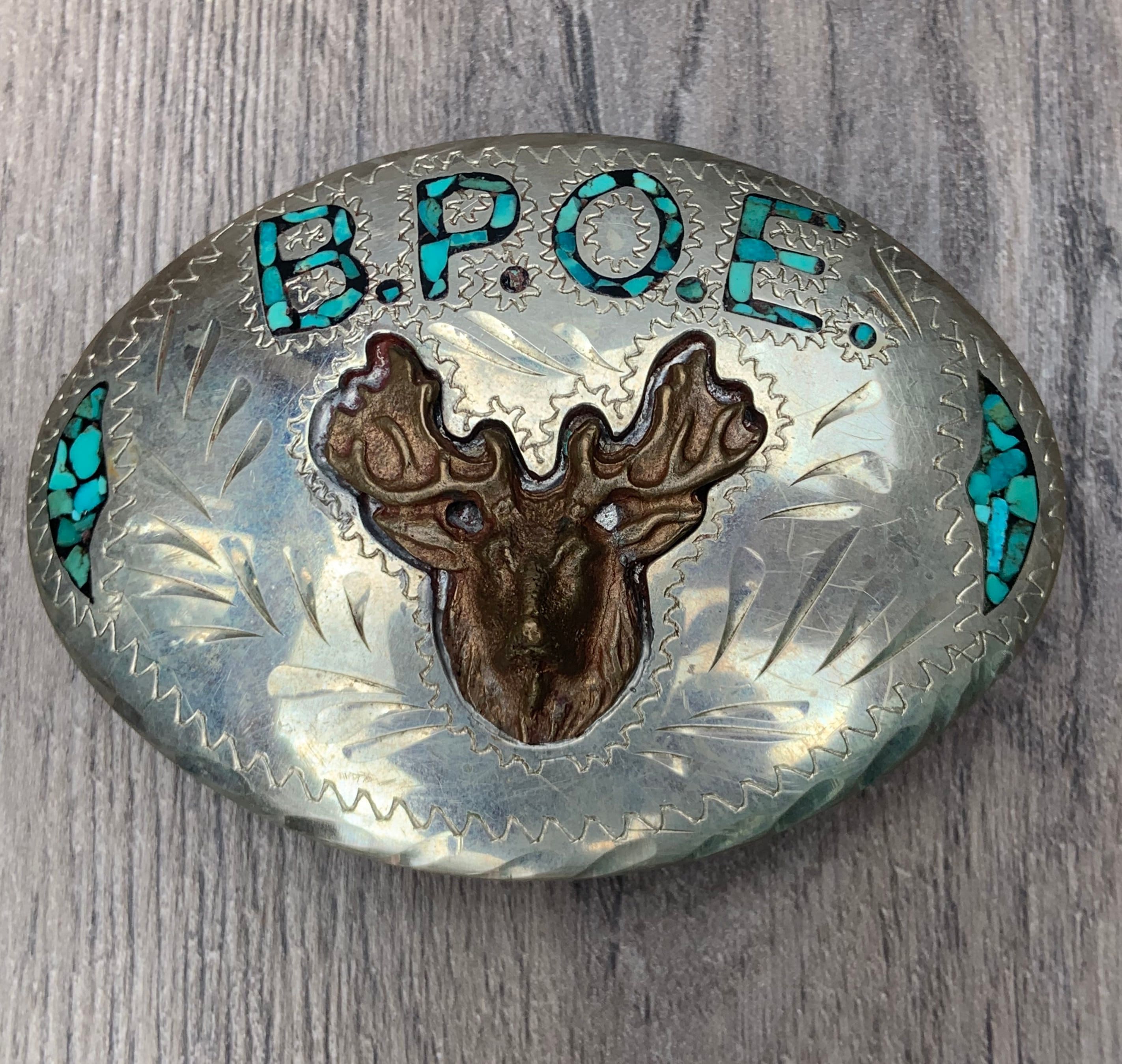 Vintage Moose Belt Buckle | Etsy UK