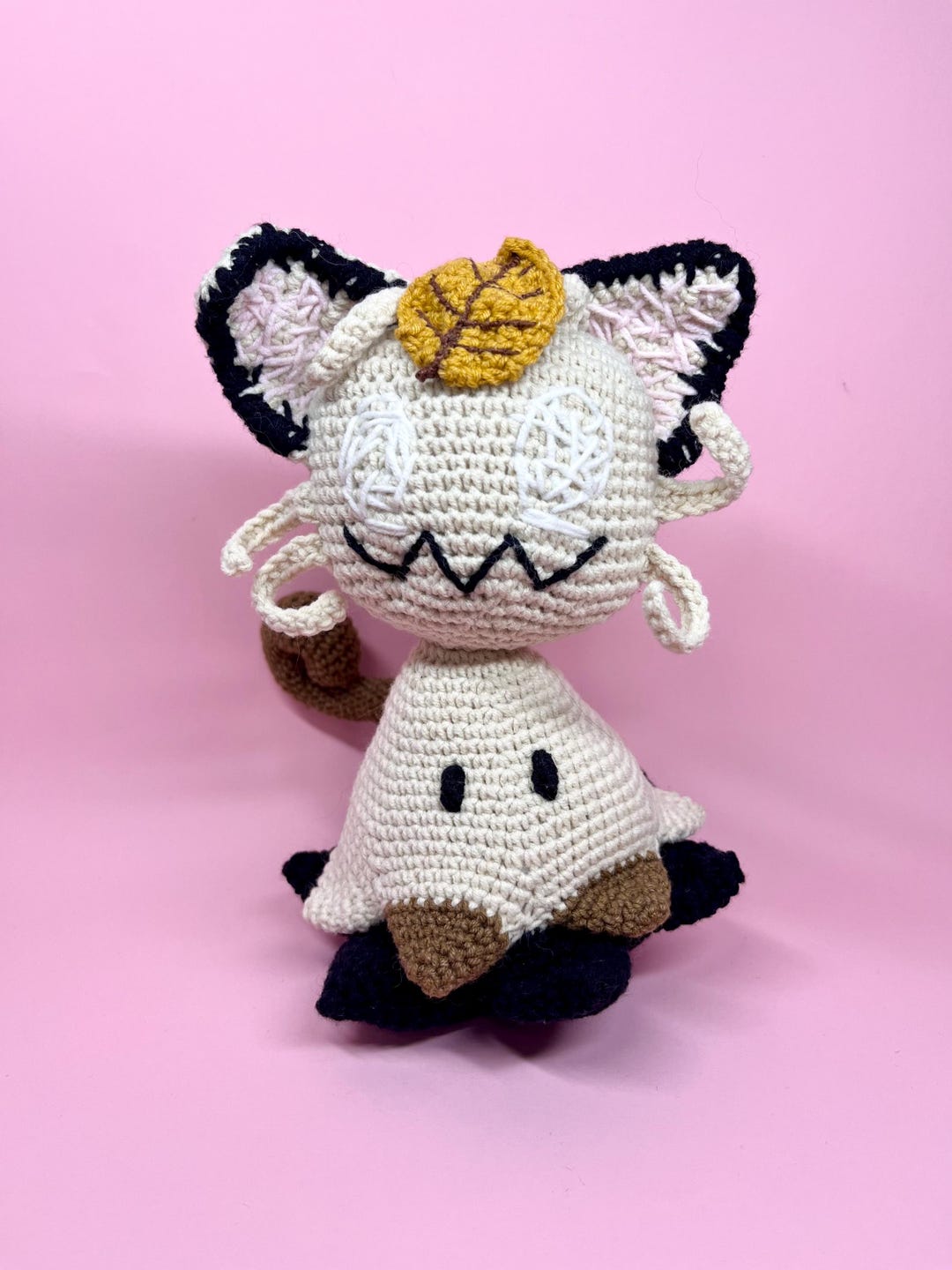 Mimikkyu Amigurumi Dressed as Meowth - Etsy