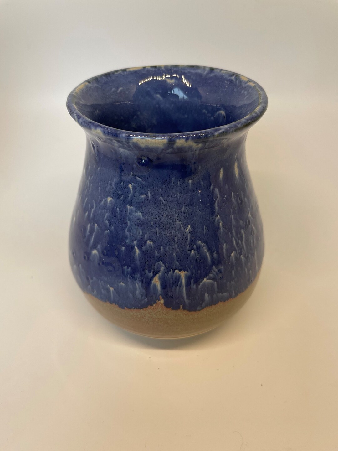 Blue Ooze Drip Vase - Etsy
