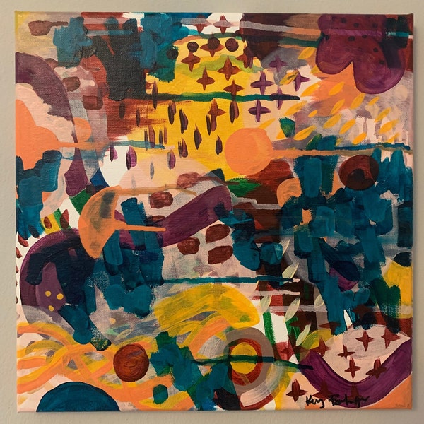 12x12 Painting - Etsy