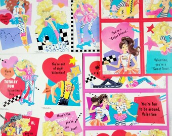 Barbie Valentine Cards | Etsy