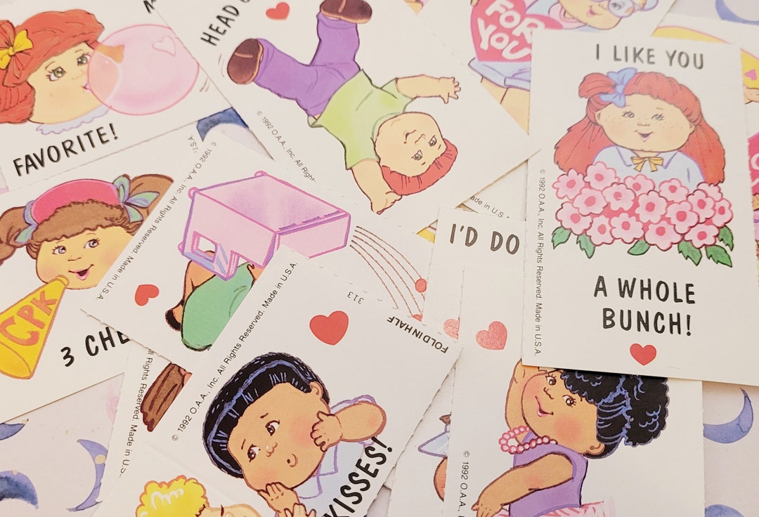 Cabbage Patch Kids Valentine's Day Cards - Etsy