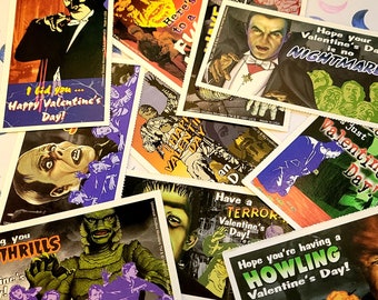 Vintage Universal Monsters Cards - Etsy