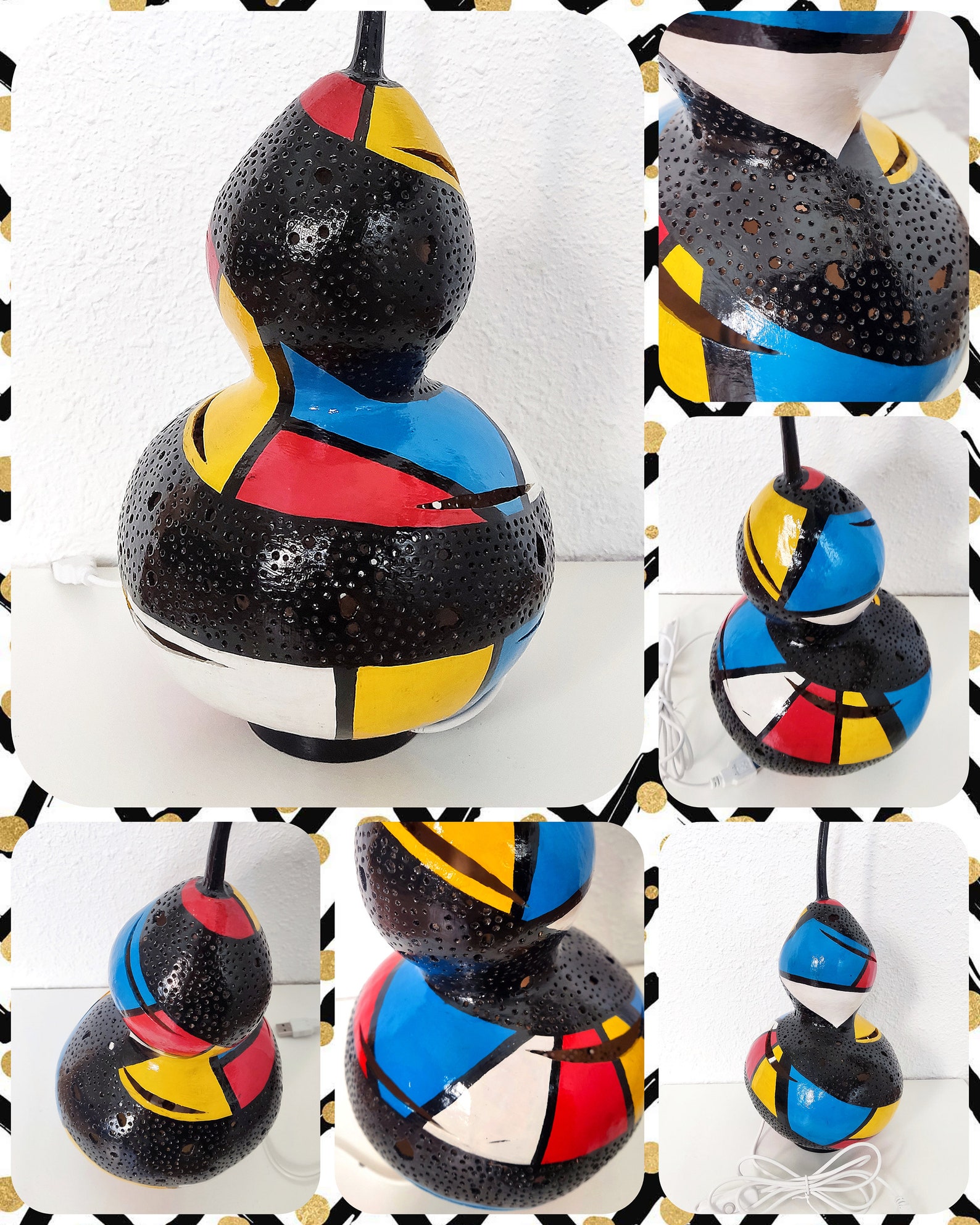 Joan Miró Handmade Lamp - Etsy