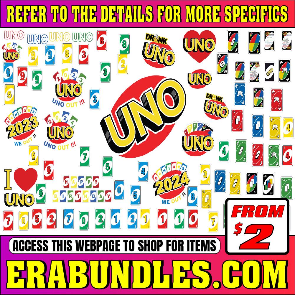 70 Files Uno Game Card SVG Bundle,card Game Svg, Play Card Svg, Drunk ...