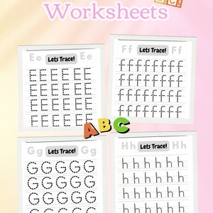 Alphabet Tracing Worksheets: A Fun and Engaging Way to Master Writing ...