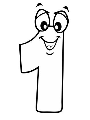 10 Number Coloring Pages - Etsy