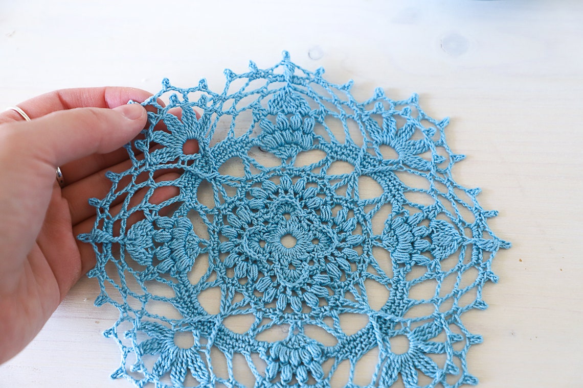 PDF Monterey Doily Crochet Pattern, Designed by Olga Shalaeva, Crochet ...