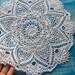 Crochet Doily Angela, 34 Cm, Designed by Patricia Kristoffersen, Cotton ...