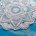 Crochet Doily Angela, 34 Cm, Designed by Patricia Kristoffersen, Cotton ...