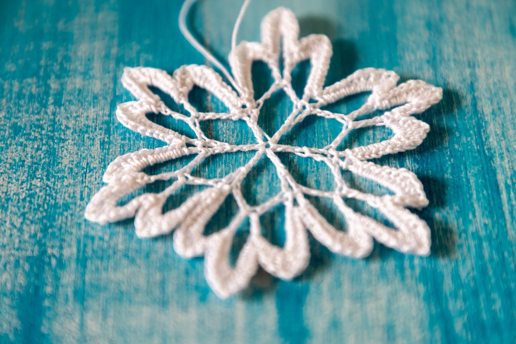 Crochet Snowflake, 10 Cm - Etsy