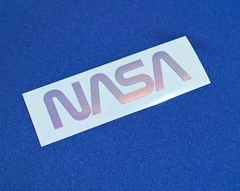 Nasa Worm Decal - Etsy