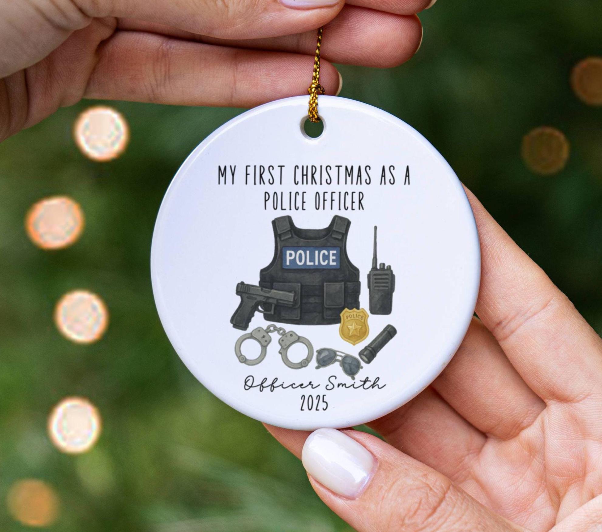 My First Christmas, First Responder Xmas Gift, Police Gift ...