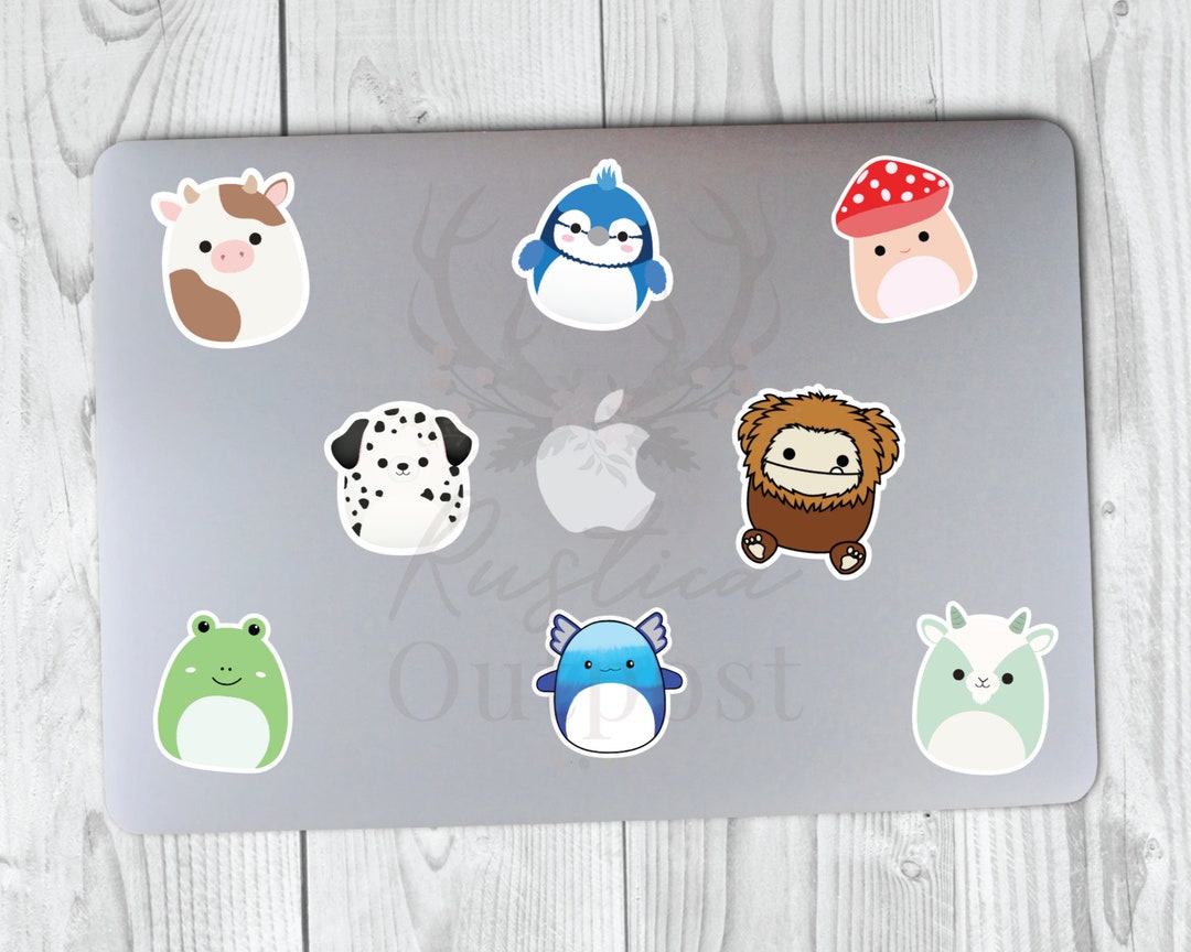 3 Waterproof Vinyl Squishmallows Inspired Stickers Decals - Etsy