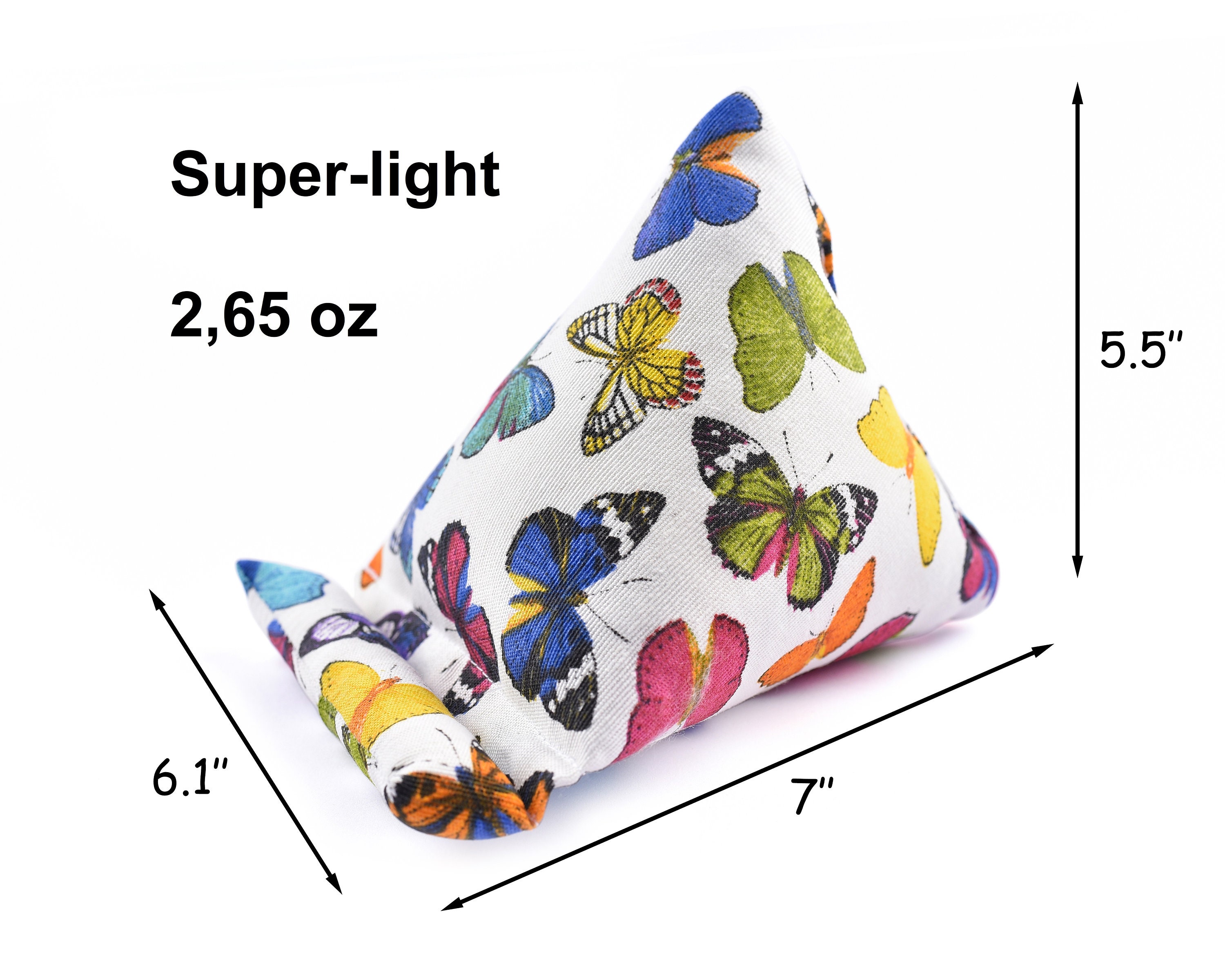 Handmade Phone Pillow Holder - the Wedge Mobile Device Stand - Fabric ...