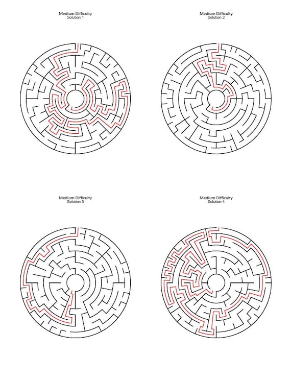 Difficult Mazes With Solutions