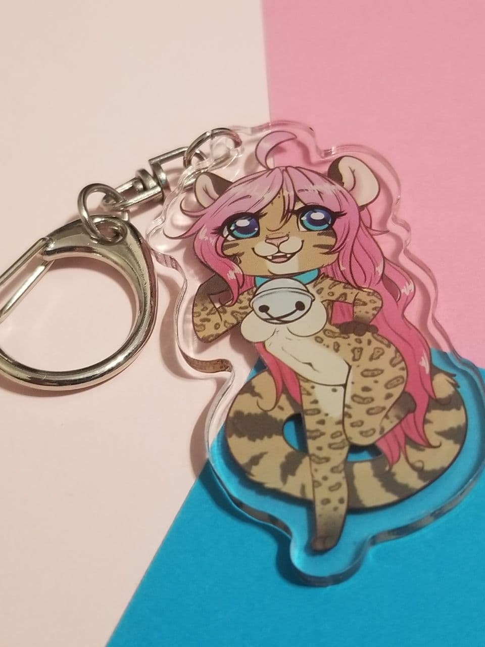 Tiny Tifa Acrylic Keychain Furry keychain fursona | Etsy