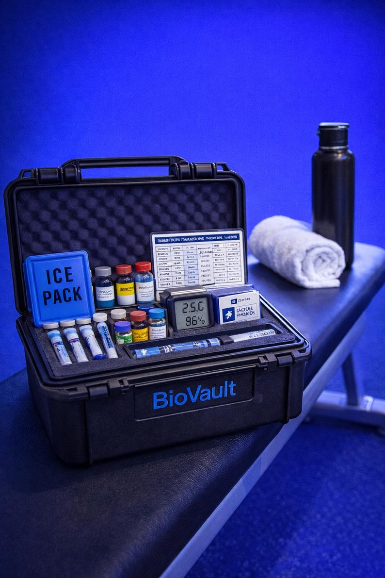 Injection Supply Organizer Case | Syringe & Vial Storage Box | Medical ...