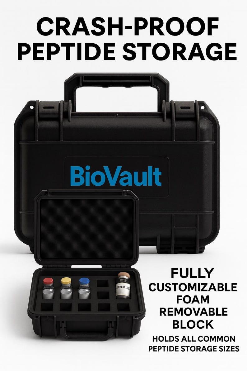 Peptide Storage Case: Biovault Vial Organizer - Etsy