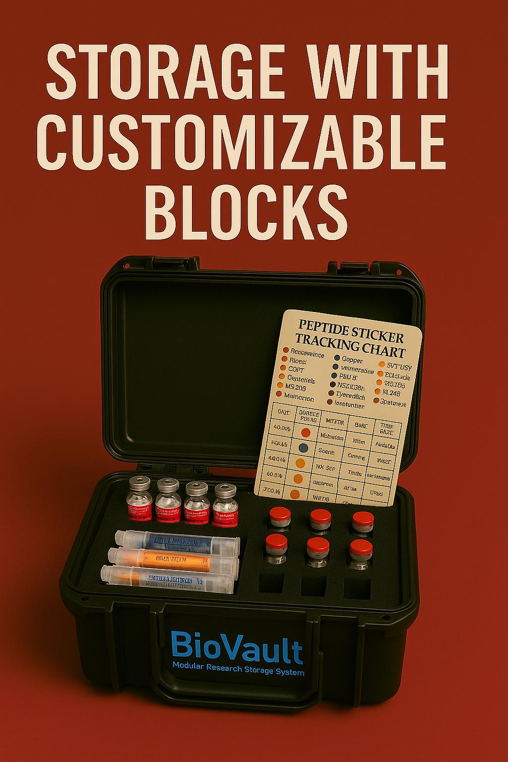 Biovault Peptide Storage Case: TRT/HRT Vial Organizer - Etsy
