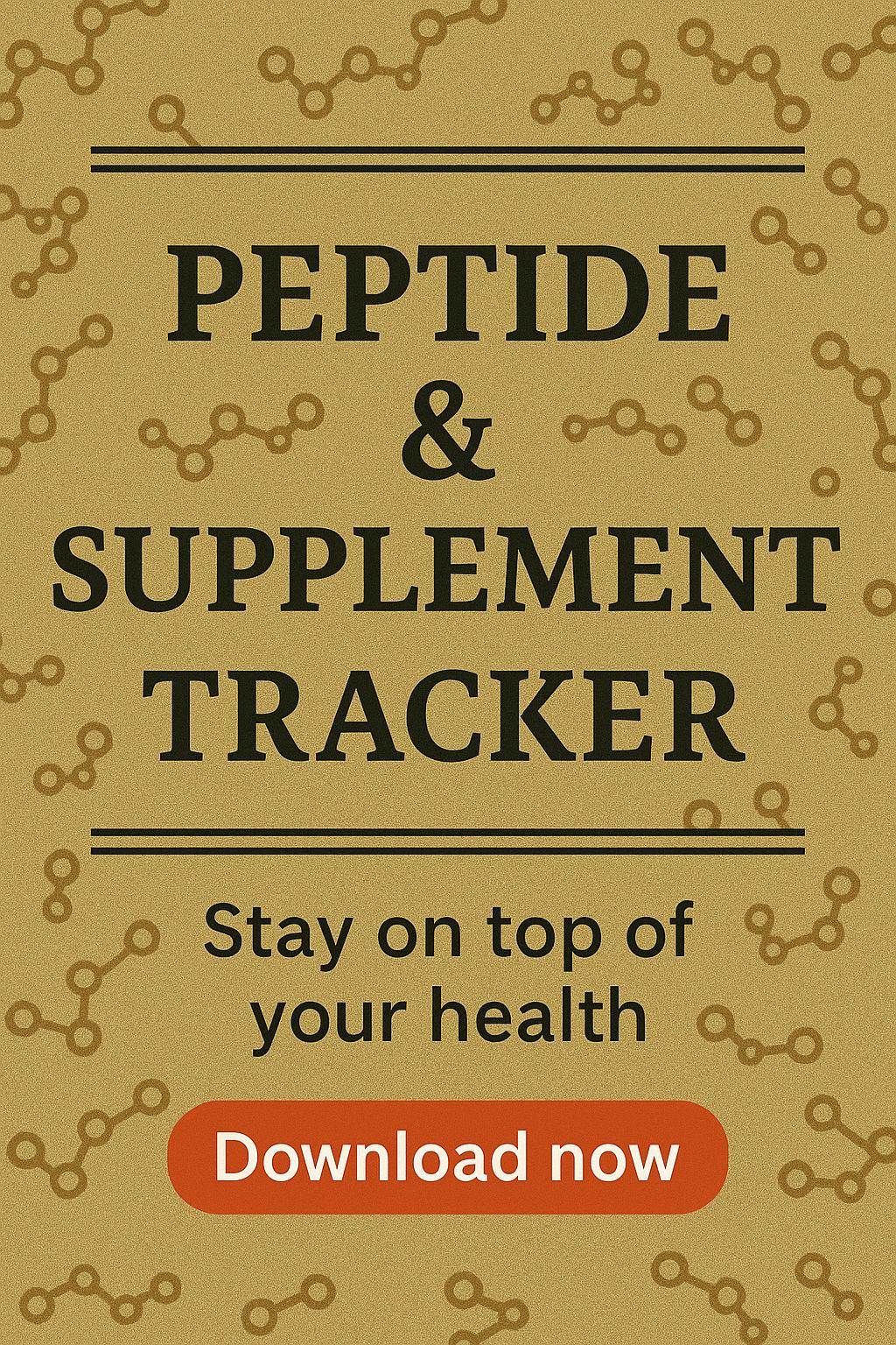 Peptide Journal Log – Printable Peptide Tracker for Peptides and ...