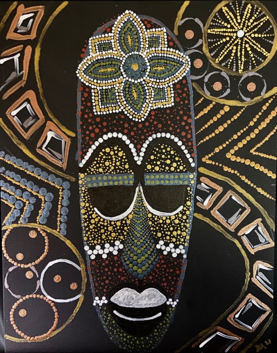 Jabula Mandala be Happy in Zulu Unique Original Hand | Etsy