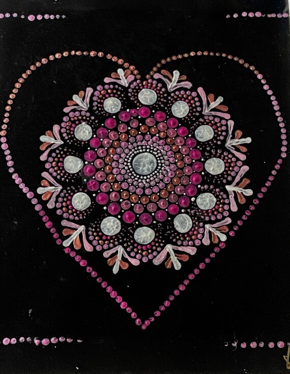 Love love love Mandala Unique Original Handcrafted Wall | Etsy