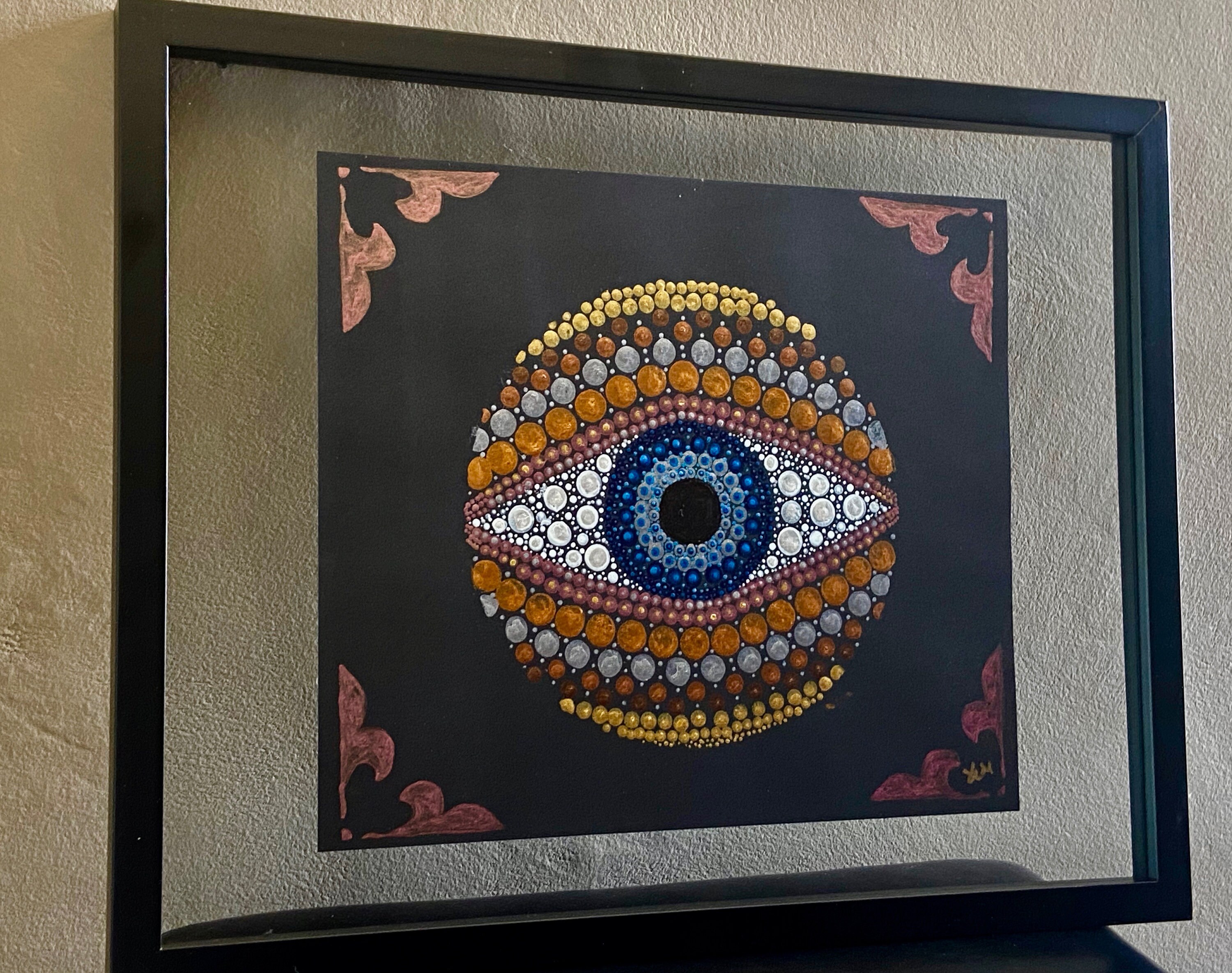 Sawubona Mandala i See You in Zulu Unique, Original Hand Painted Wall ...