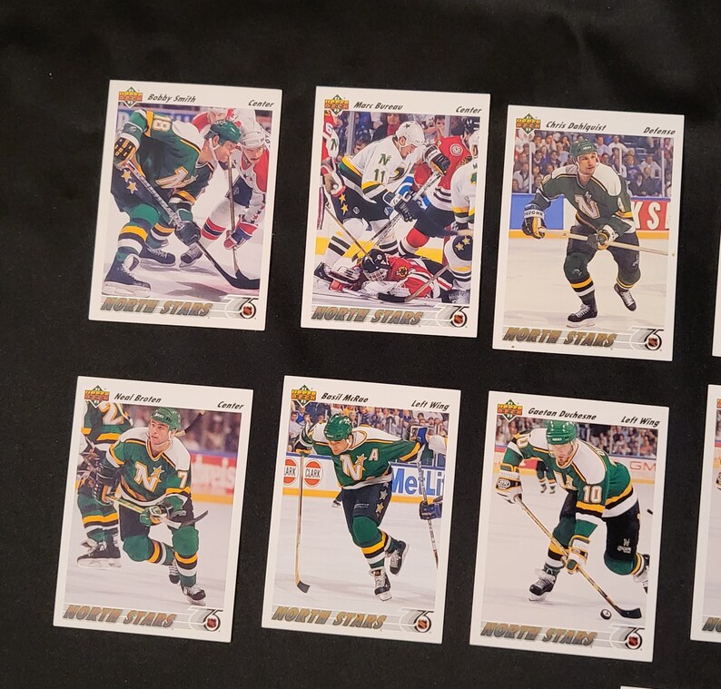 Vintage Minnesota North Stars Cards - Etsy