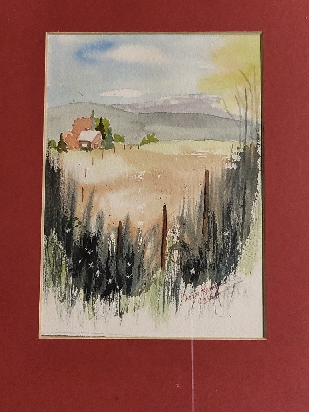 Lora Kemper Coley Original Watercolor Painting - Etsy