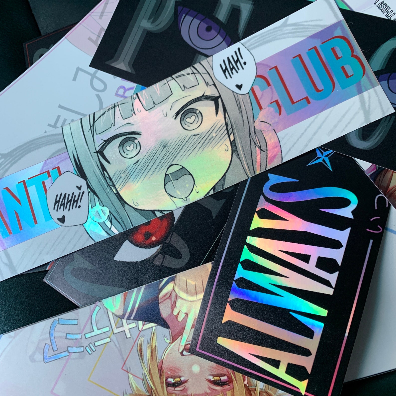 4 Pack Bundle Lewd Anime Heart Eyes Bunny Chibi Kawaii Oppai Etsy