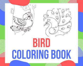 20 Baby Birds Coloring Book Pages, Coloring Pages for Kids and Adults ...