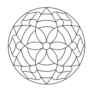 40 Simple Mandala Coloring Pages - Instant Digital Download - Etsy