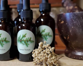 Yarrow Extract, 1 Oz, Herbal Extract, Herbal Tincture, Herbal Remedy ...