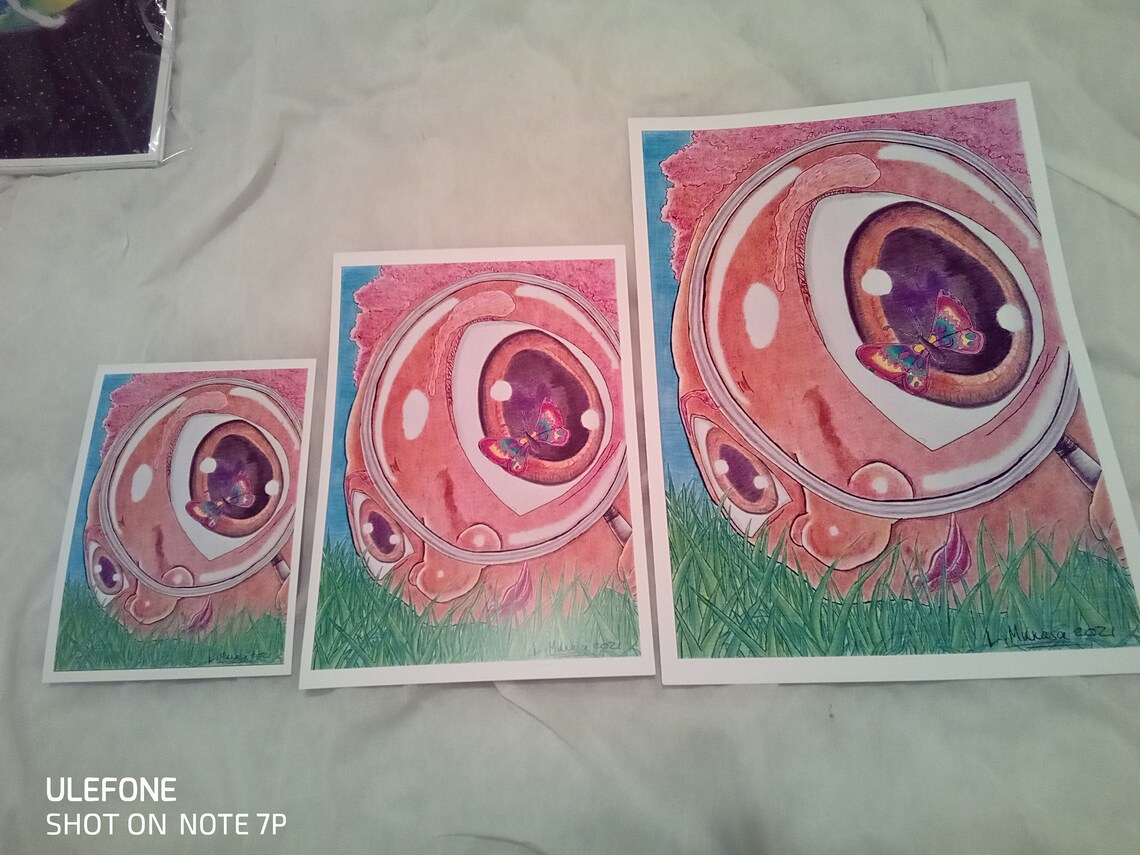 Hand Made Mixed Media Drawing (look in to My Eyes!) - Etsy