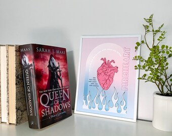 Fireheart Throne of Glass Aelin Inspired Print 8.5x11 - Etsy