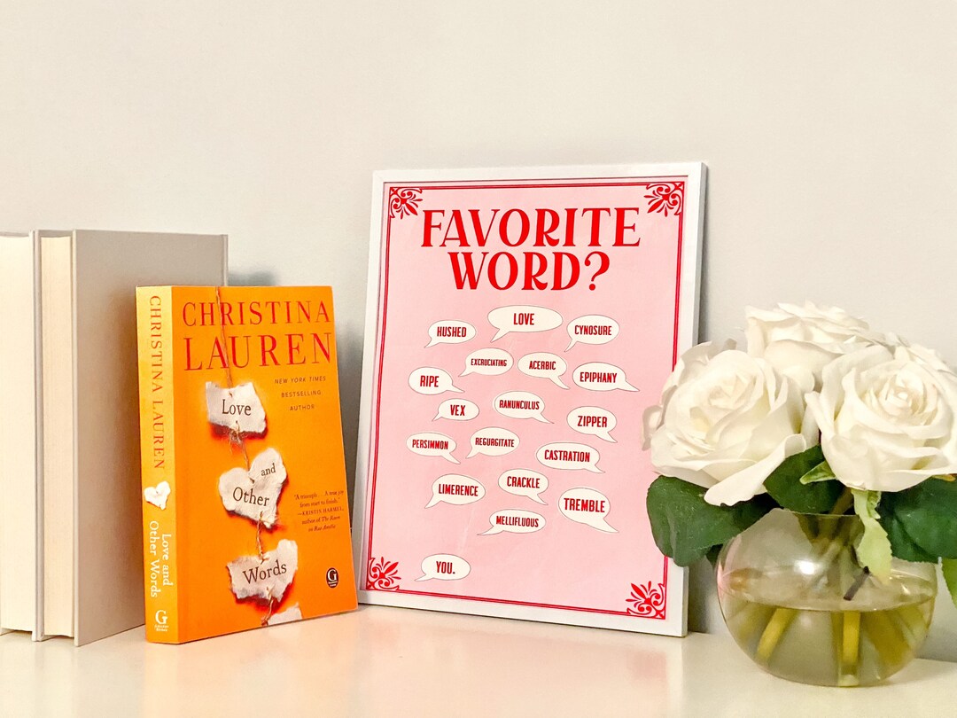 Favorite Word - Small 8.5x11 - Etsy